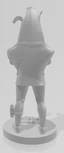 STL file AGENT PEELY fortnite stand・3D printable design to download・Cults