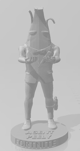 STL file AGENT PEELY fortnite booth support・3D printable model to ...