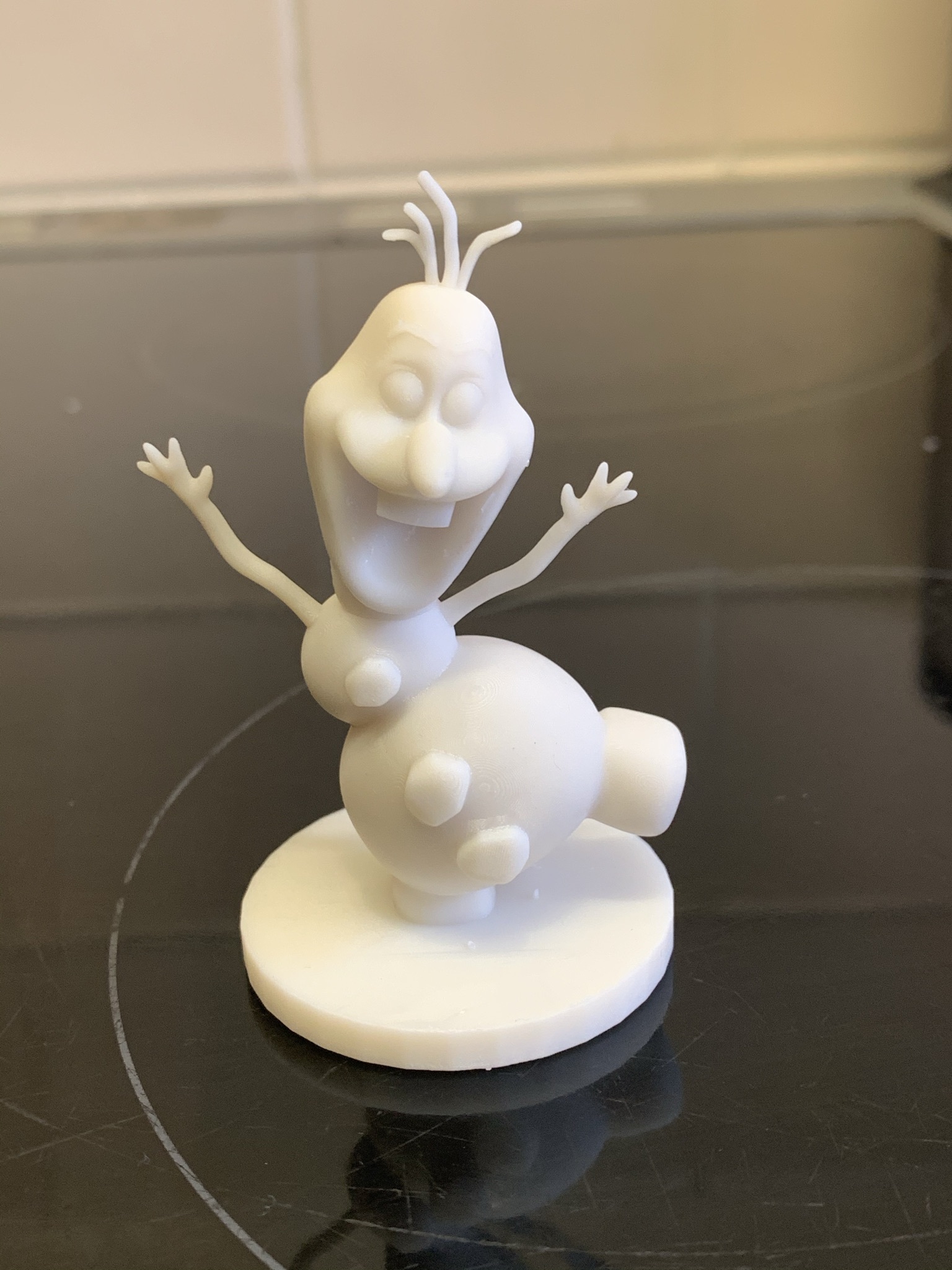 3D printer Frozen 2 Olaf • made with Elegoo Mars Pro 2・Cults