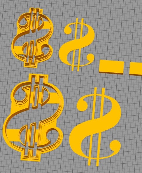 Free STL file sharp $ dollar sign・3D printable model to download・Cults