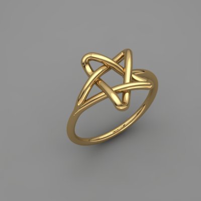 Free 3D file Star Ring 45・3D printable design to download・Cults