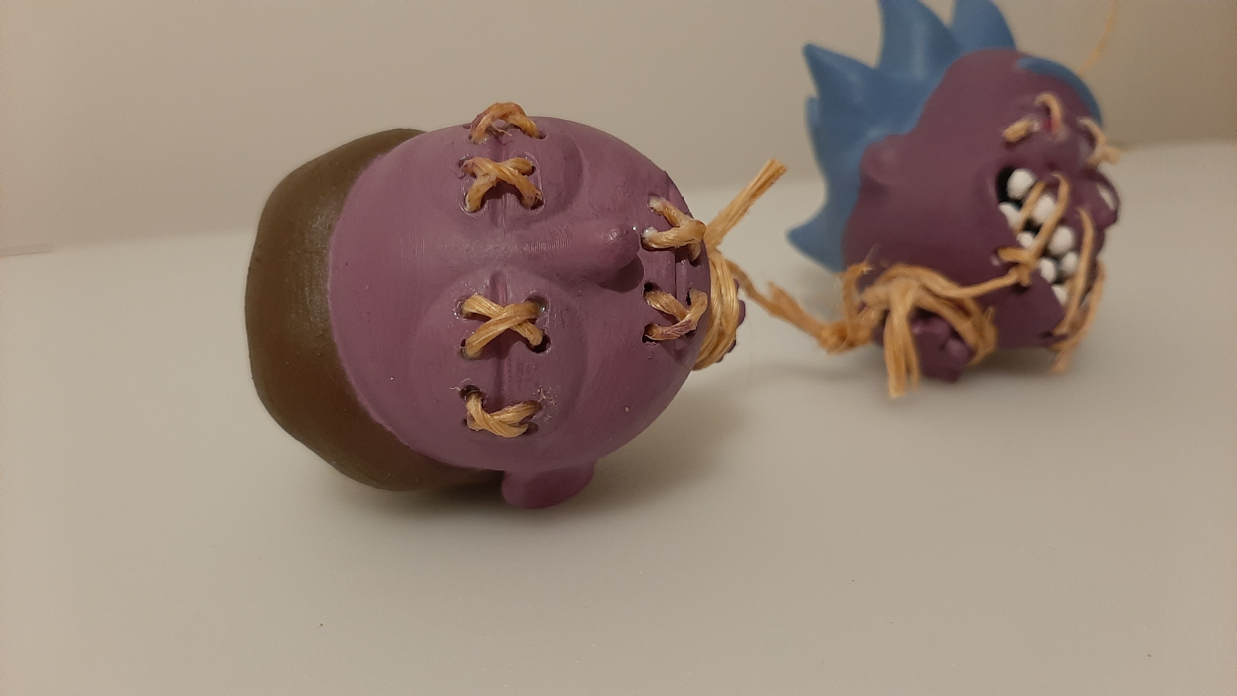 Archivo STL Shrunken Head Tzantza Rick and Morty・Plan para descargar y ...