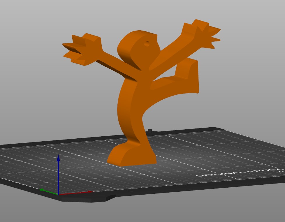 STL file SCULPTURE OF A HAPPY MAN STL+SVG・3D printer design to download ...