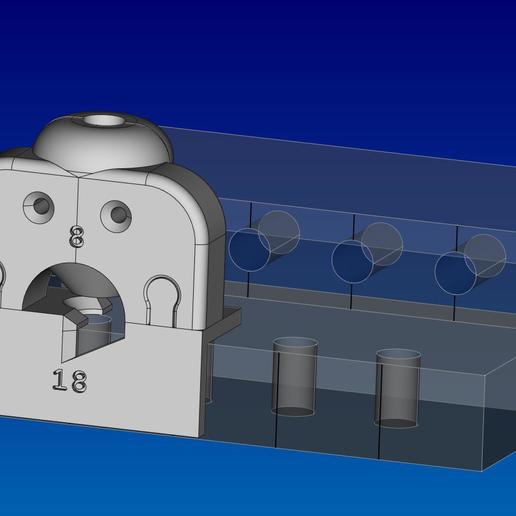 Download free STL file dowel drilling jig • 3D print template ・ Cults