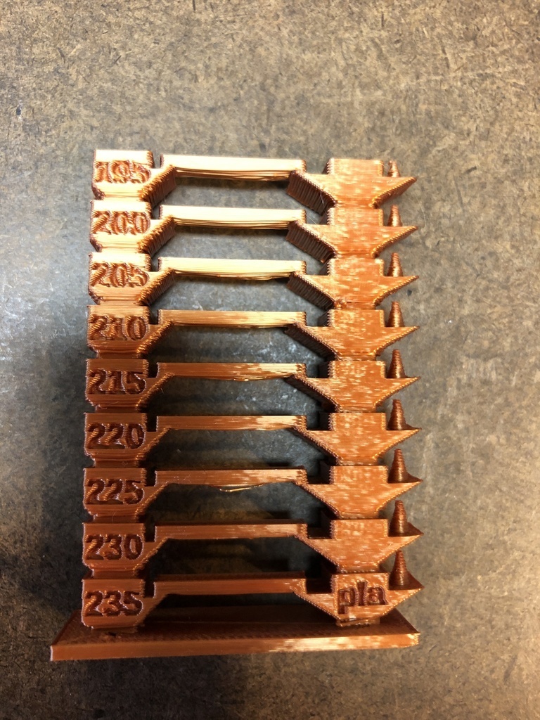 Free 3D file Pointy Temperature Tower With Filament Type Label 🪢・3D ...