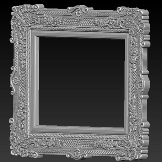 Download free OBJ file Frame Relief 4 3D Model • 3D printer design ・ Cults