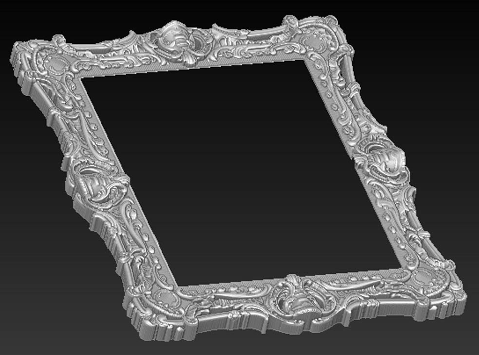 Free STL file Frame Relief 7 3D Model・3D printing idea to download・Cults