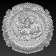 Download 3D printer model Holy Family 3D Relief ・ Cults