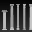 Download free STL file Pack Columns 3D Model • 3D printing template ・ Cults