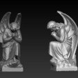 Download free OBJ file Angel Statue 3 3D Model • 3D printing template ...