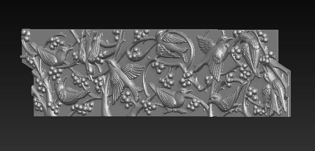 Free STL file Decorative Panel Birds 3D model・3D print design to ...