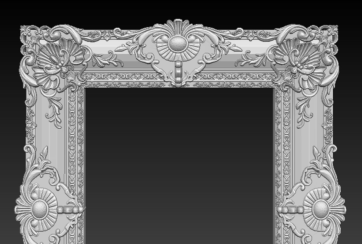 Free STL file Frame Relief 9 3D Model・3D printer model to download・Cults
