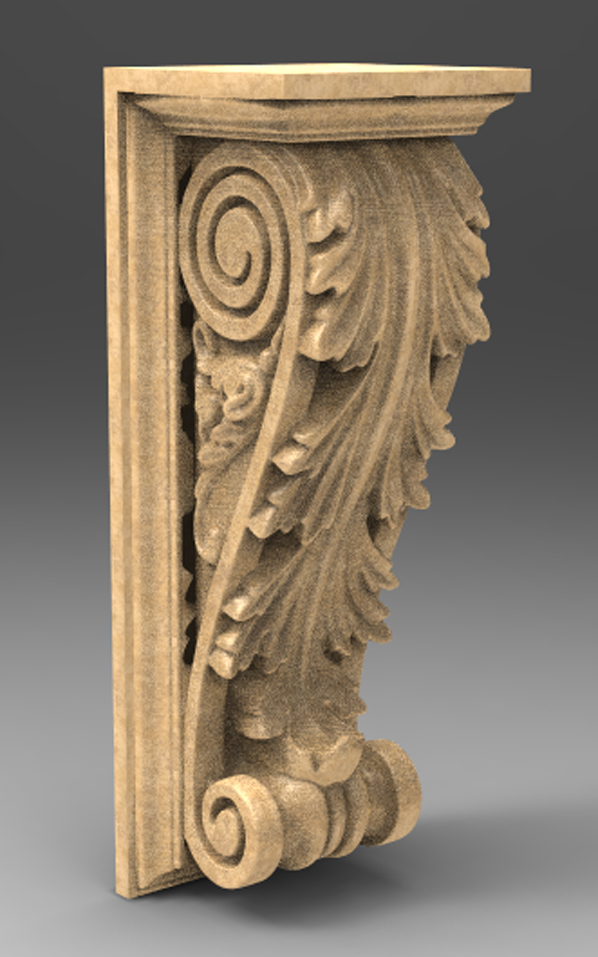 Free STL file Architectural Decorative Corbel 6 3D Model・3D printable ...
