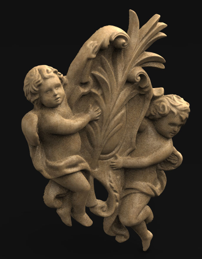 STL-Datei Angel Relief 3D Model kostenlos・Design zum 3D-Drucken zum ...