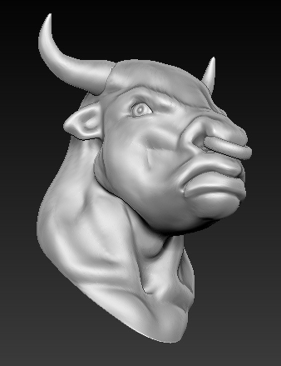 Free STL file Bull Head 3D Model・Design to download and 3D print・Cults