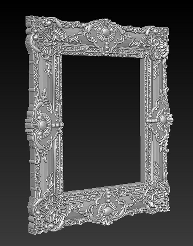 Free STL file Frame Relief 9 3D Model・3D printer model to download・Cults