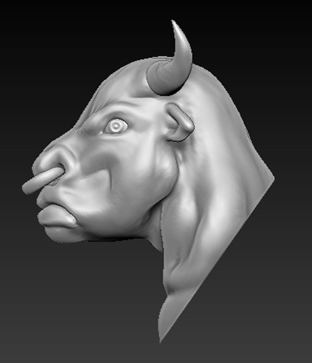 Free STL file Bull Head 3D Model・Design to download and 3D print・Cults