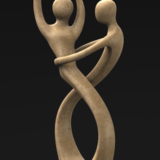 Download free OBJ file The Dance 3D Model • 3D printer object ・ Cults