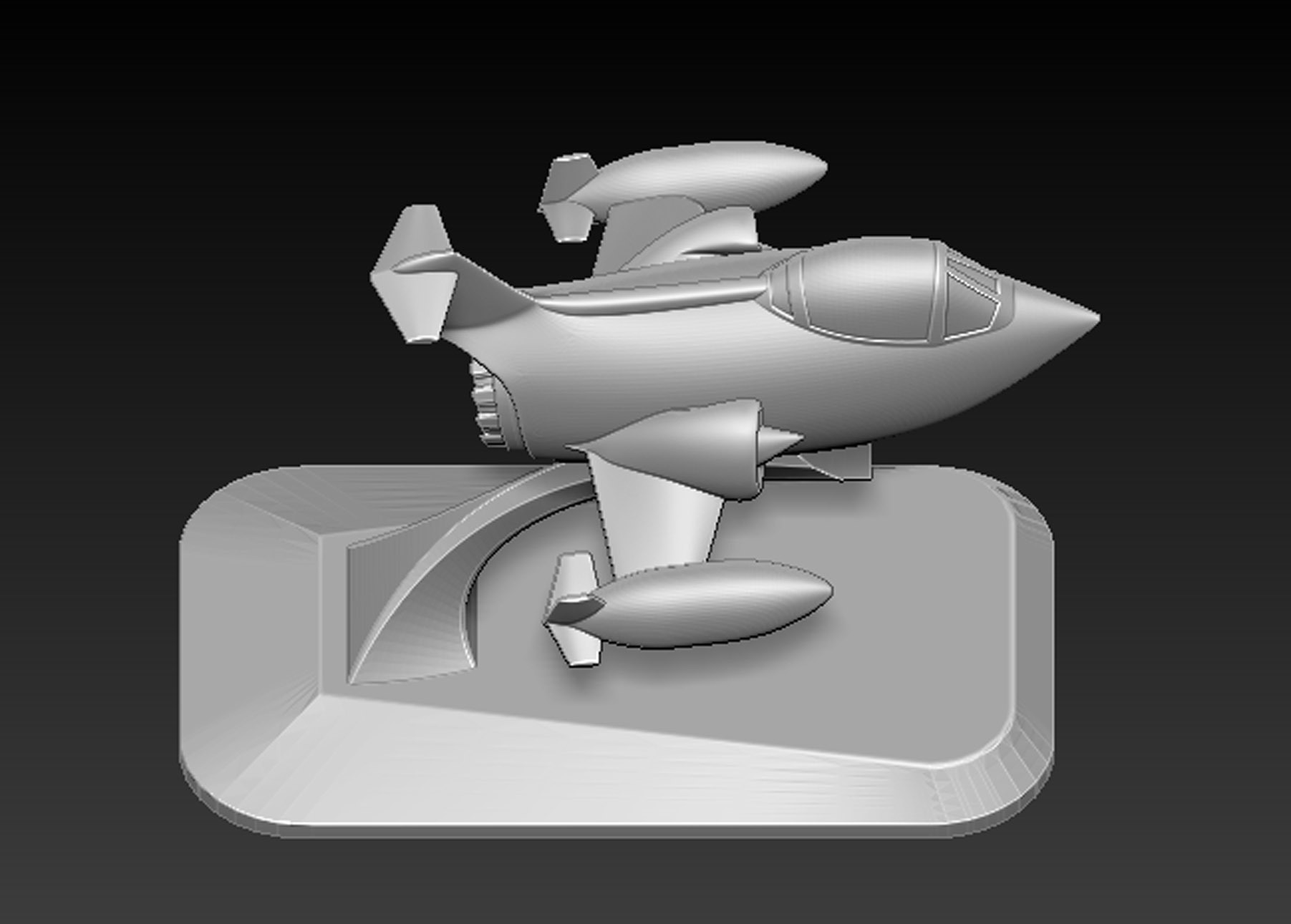 Бесплатный STL файл Airplane toy 2 3D Model・3D-печатная модель для ...