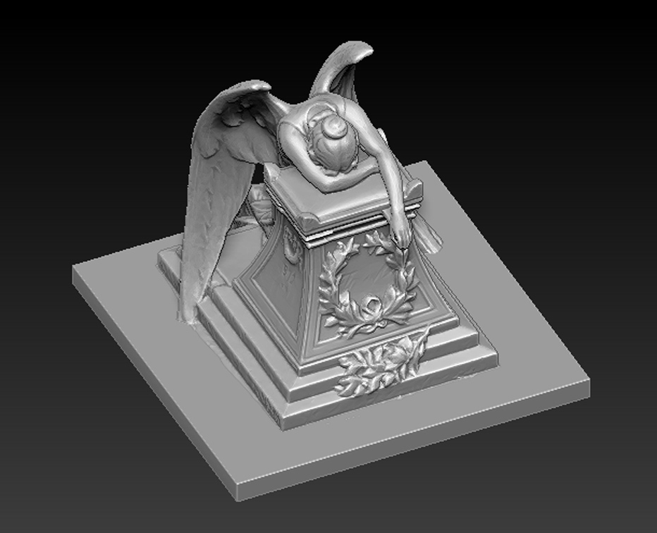 Free STL file Angel Statue 2 3D Model・3D printer model to download・Cults