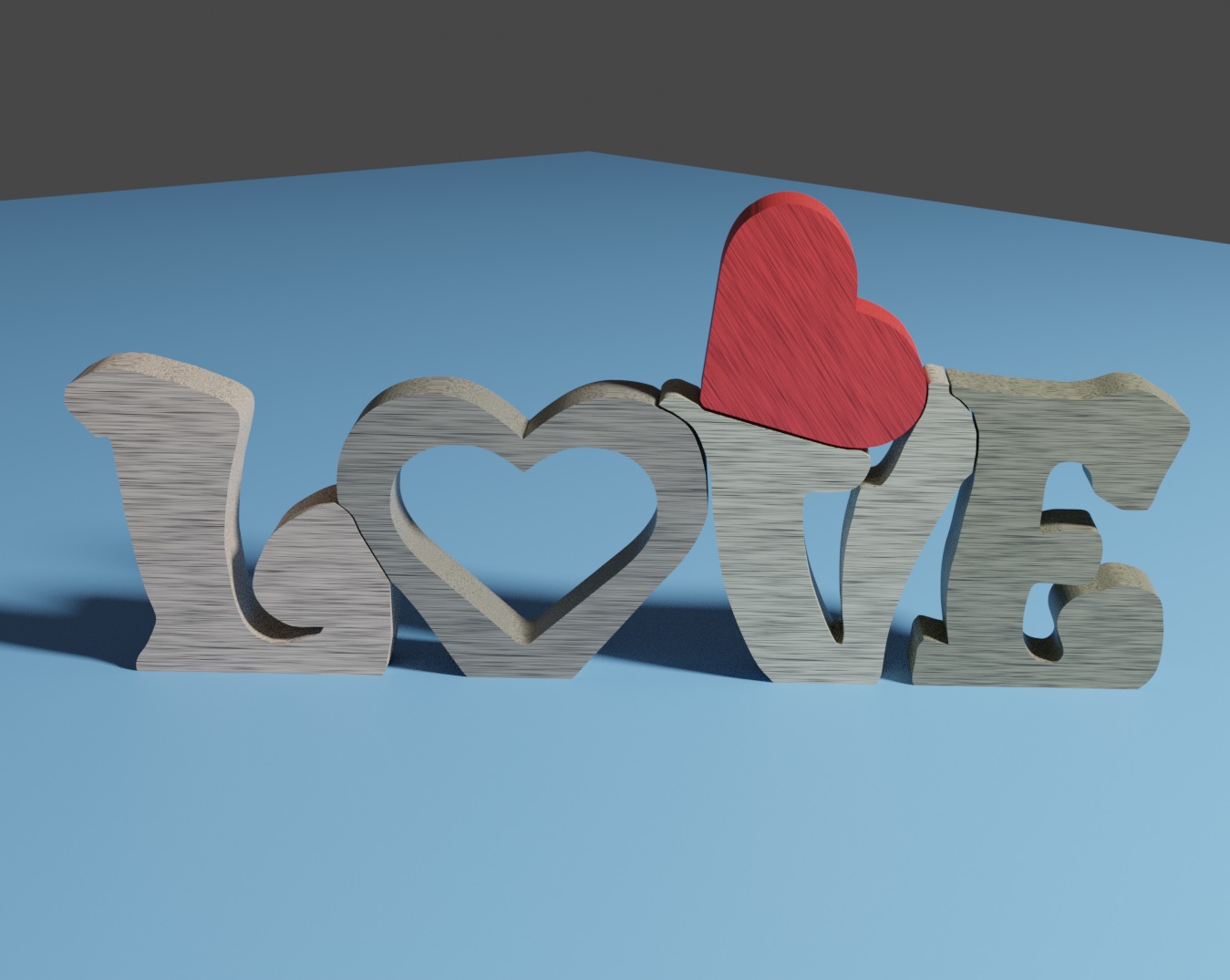 STL file Love Words1・3D printable model to download・Cults