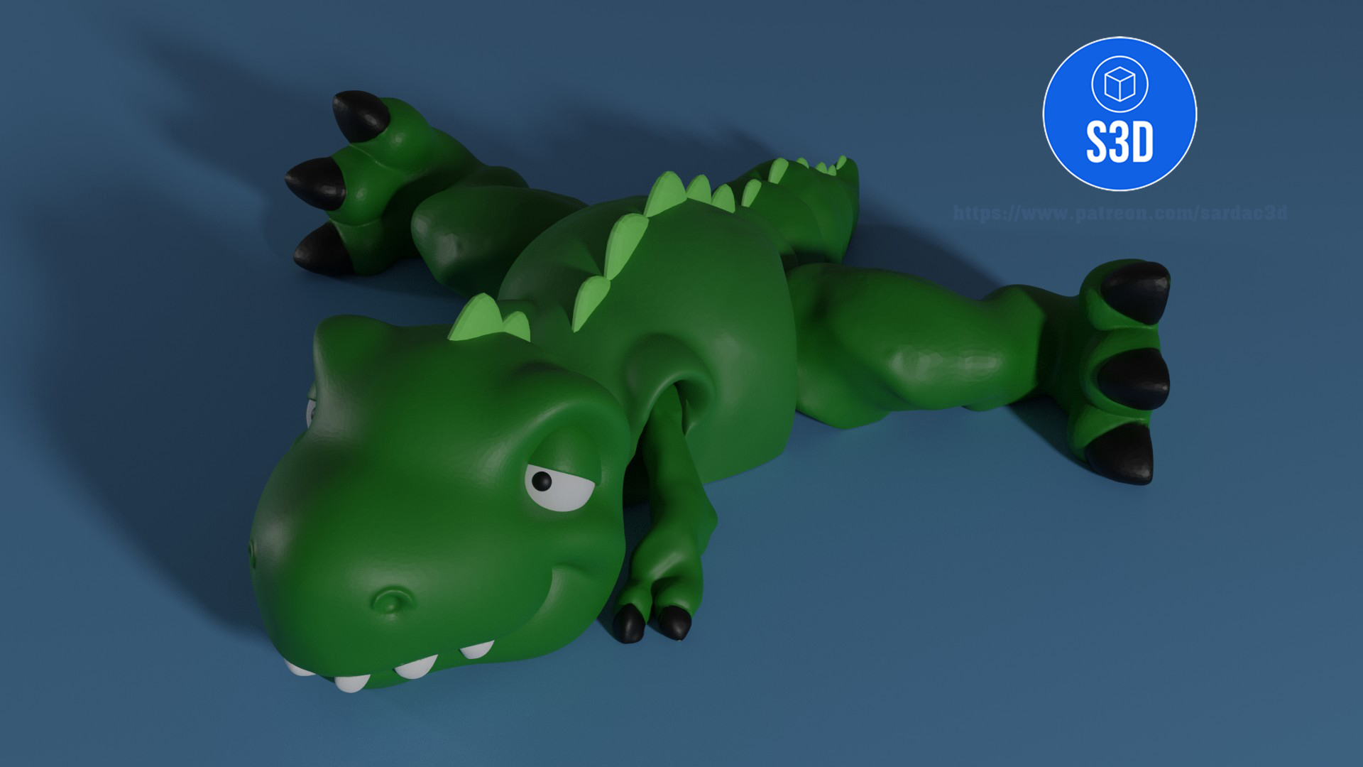 Archivo STL Terry el T-Rex articulado 🦖・Diseño de impresión en 3D para ...