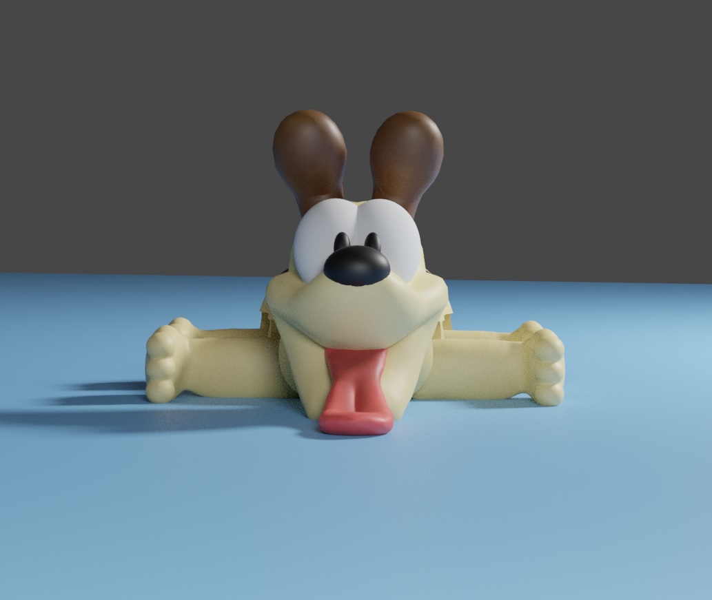 STL file Odie Articulated Flexi Print in Place・Model to download and 3D ...