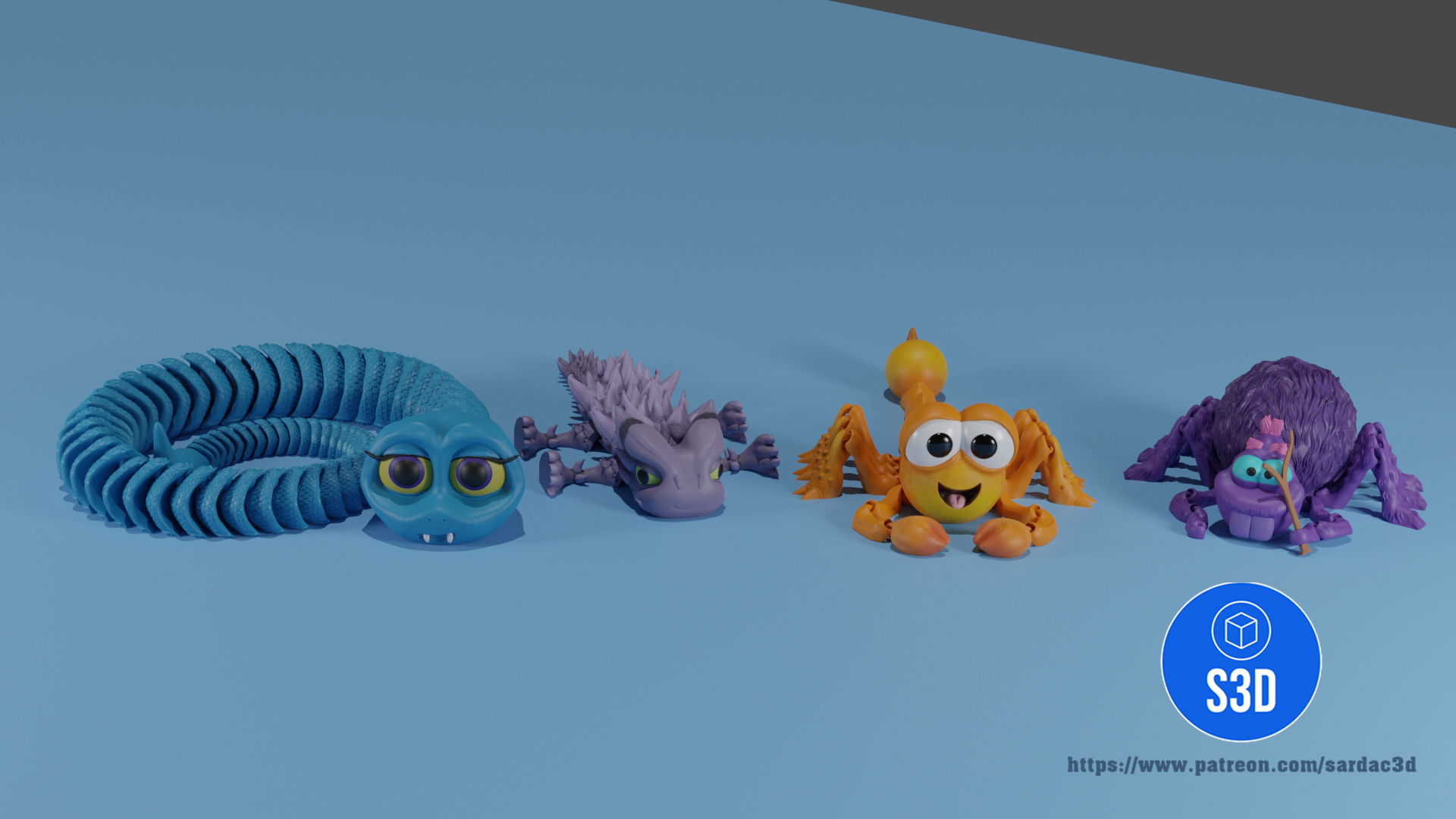 Archivo STL Nigel el Escorpión (de Back to the Outback)・Idea de ...