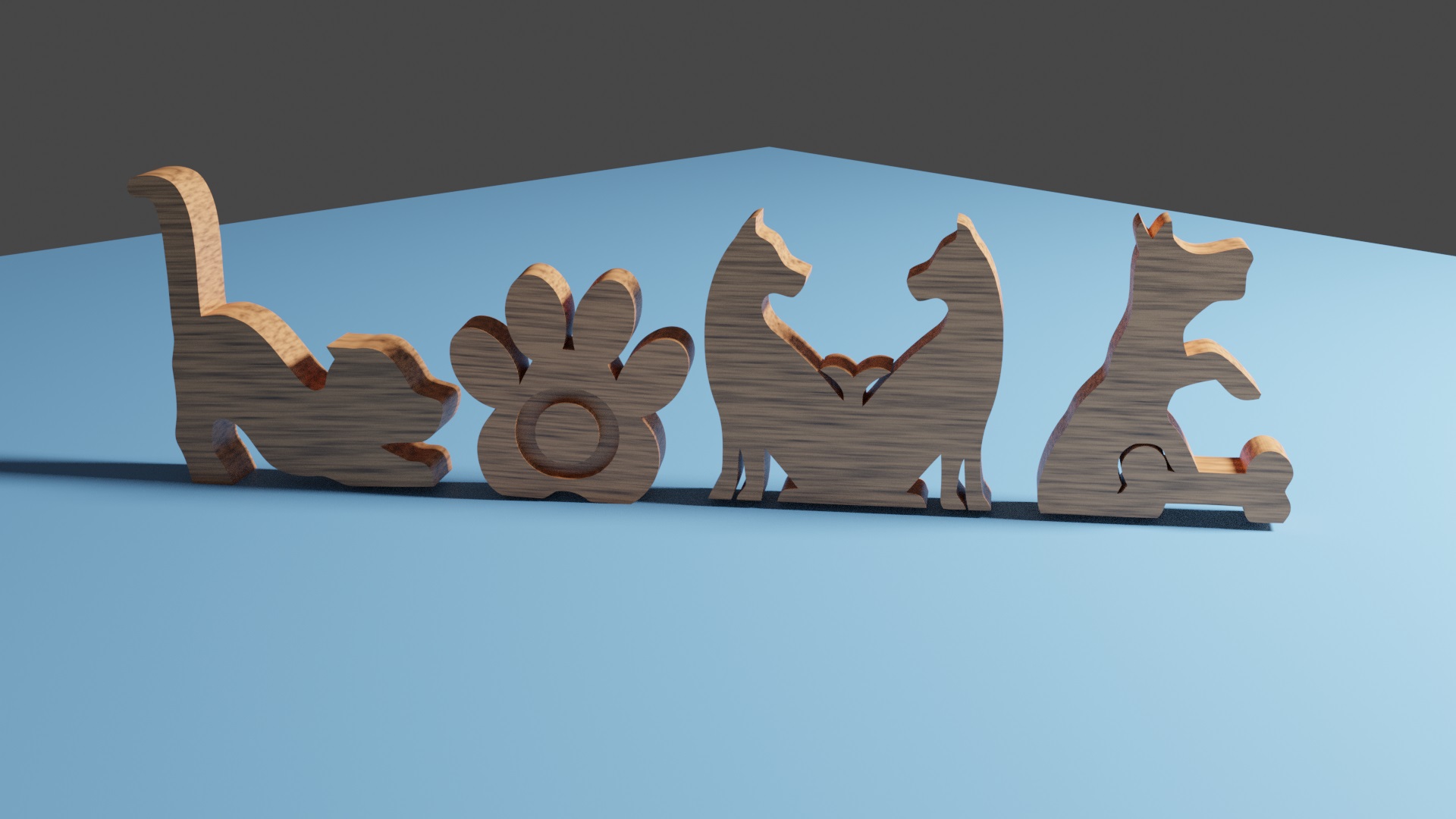STL file Love Dog Ornament・3D printer design to download・Cults