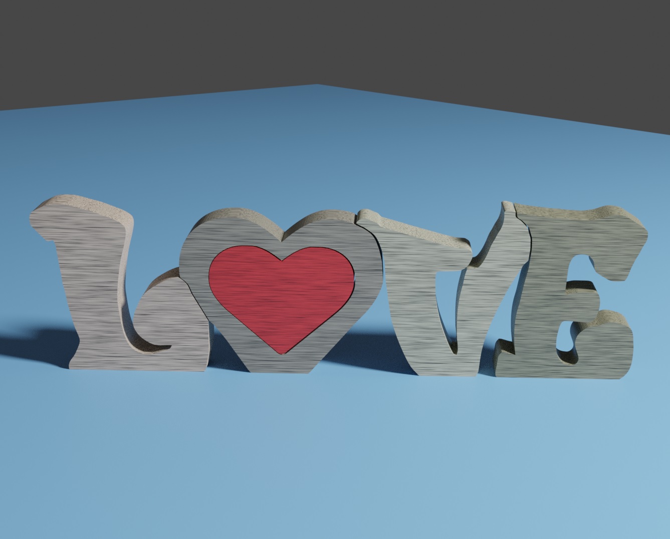 STL file Love Words1・3D printable model to download・Cults