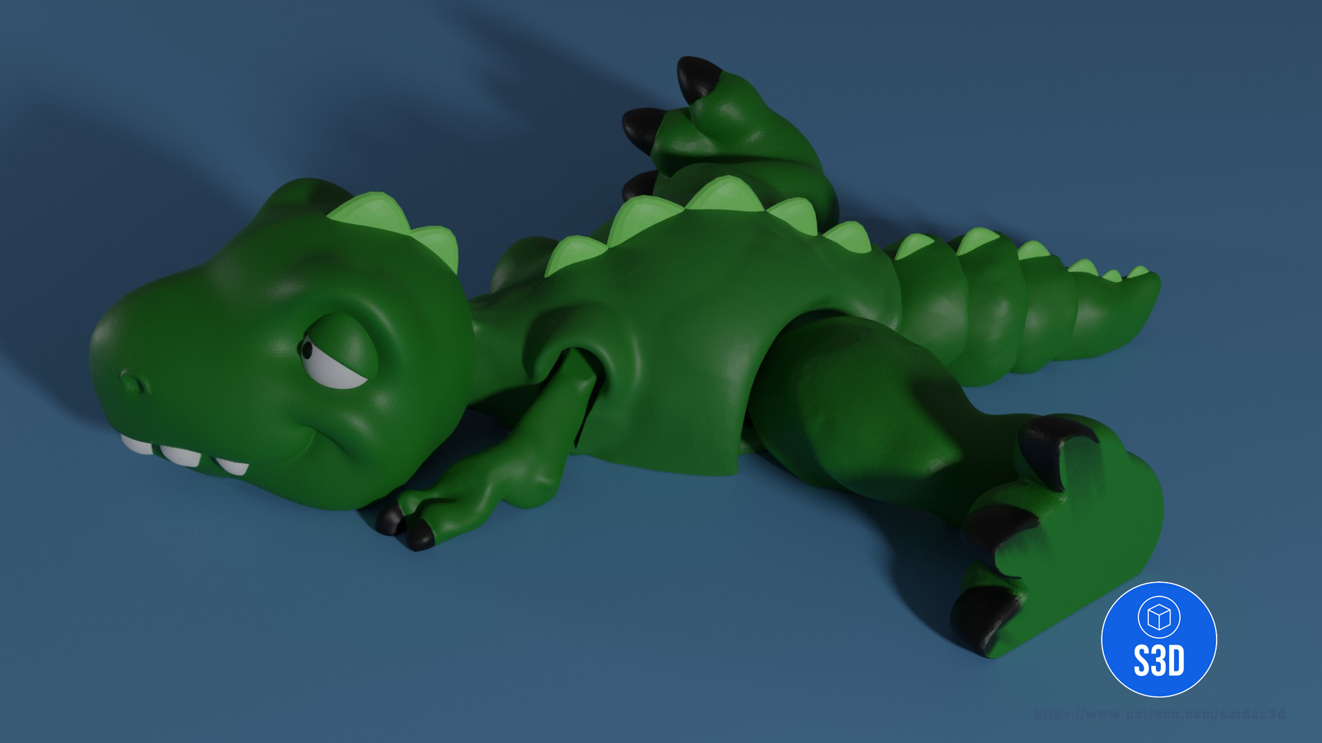 Archivo STL Terry el T-Rex articulado 🦖・Diseño de impresión en 3D para ...