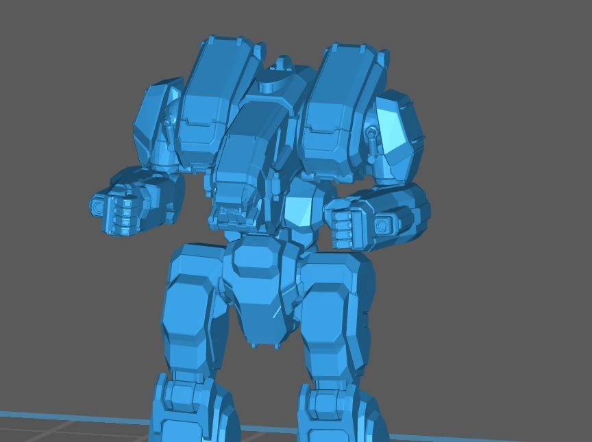 Archivo STL gratuito American Mech Game 6mm Mecha Luchnik Лучник・Idea ...