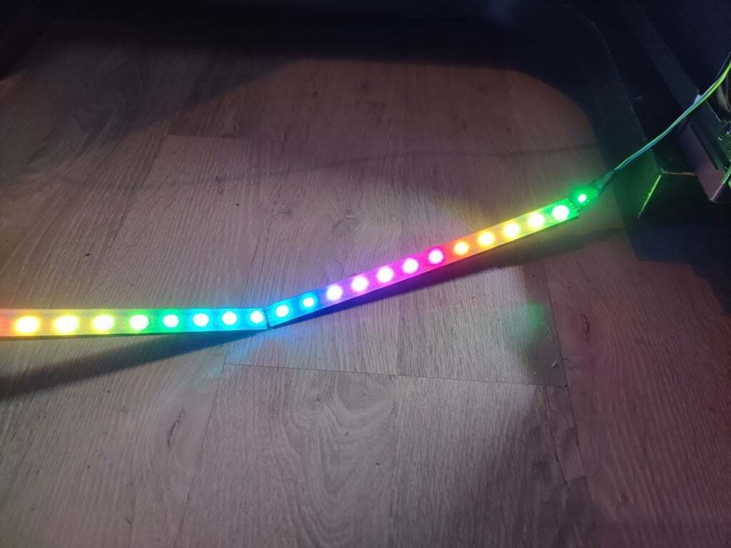 Free STL file PC Case RGB led strip support with diffuser・3D printing ...