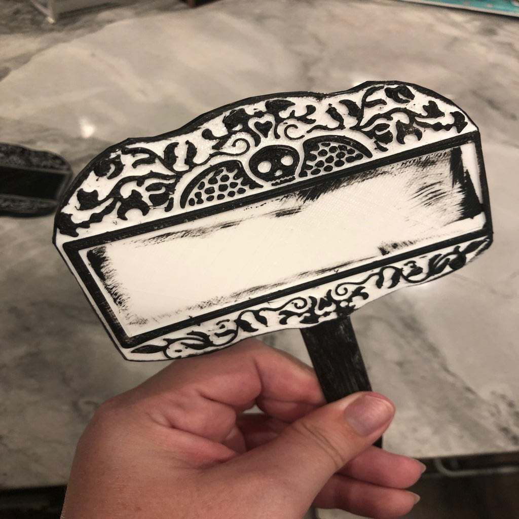 Free STL file Gothic garden stake・3D printer model to download・Cults