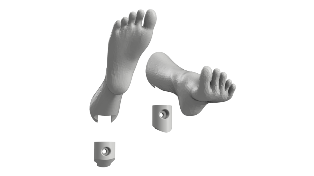 Free 3D file Wall Mounted Legs Sculpture・3D printable object to ...