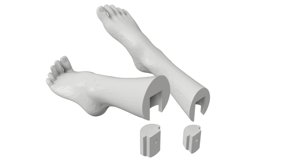 Free 3D file Wall Mounted Legs Sculpture・3D printable object to ...