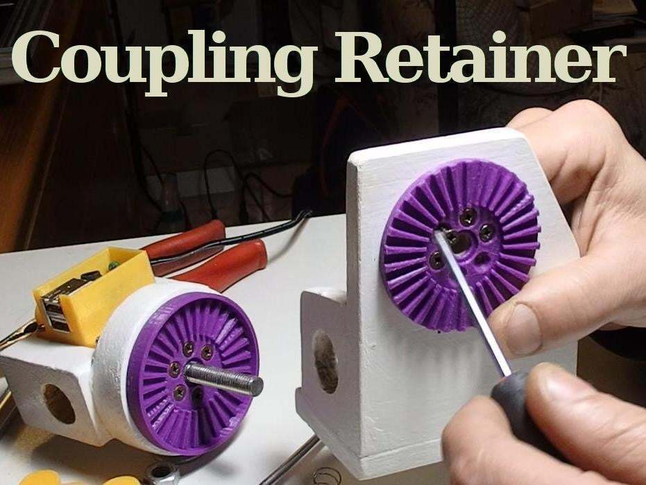 Free STL file Coupling Retainer 👽・3D printer model to download・Cults