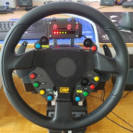 Download STL file Custom button plate for Logitech g290 • 3D printing ...