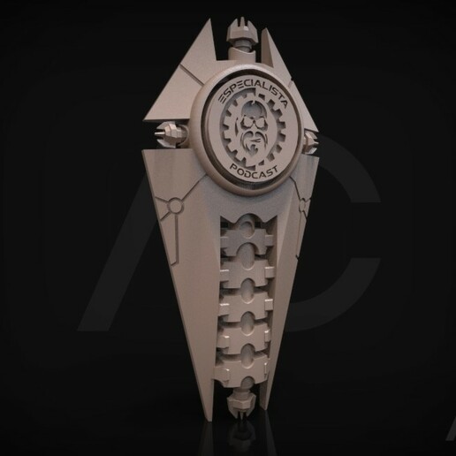 Download free STL file Necron Dispersion Shield - Podcast Specialist ...