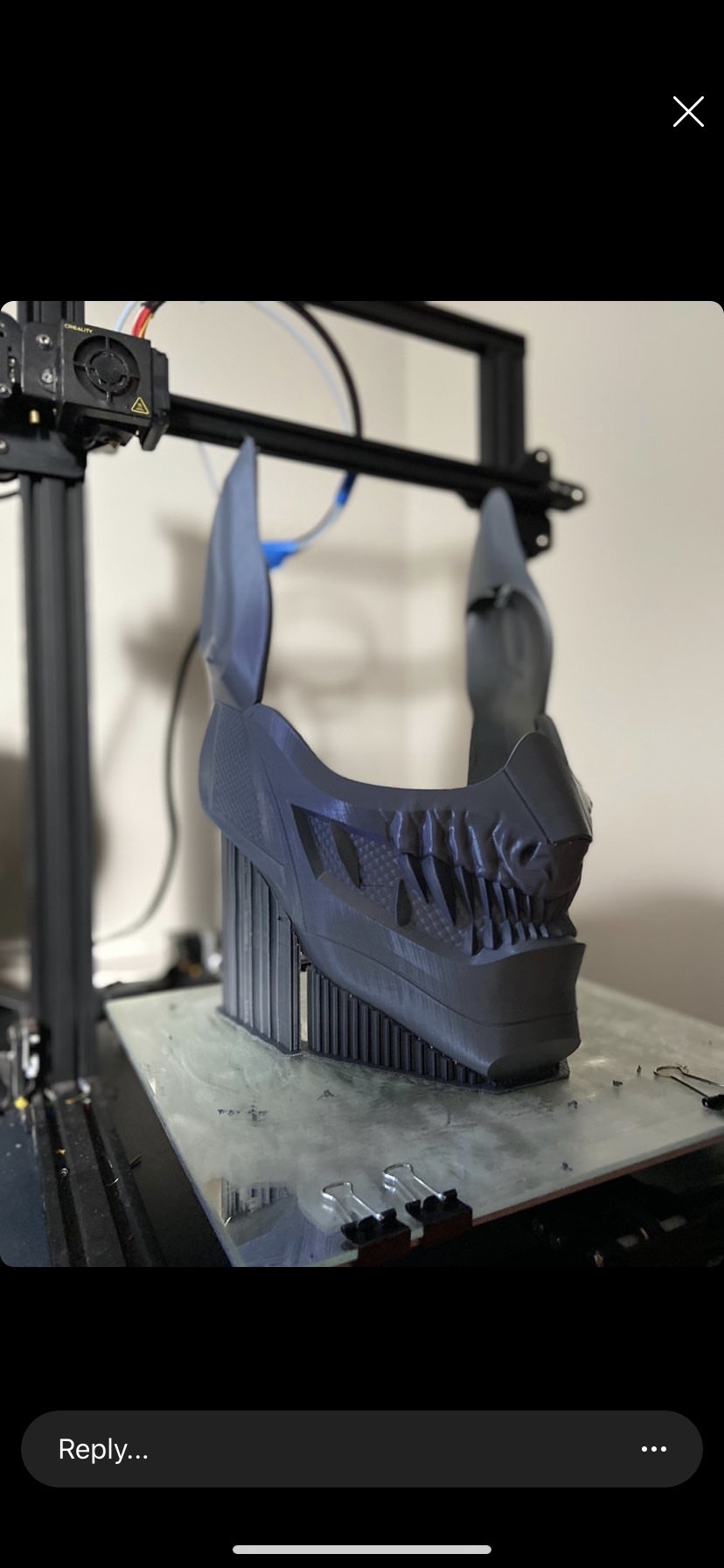 3D file Oni Batman mask・Design to download and 3D print・Cults