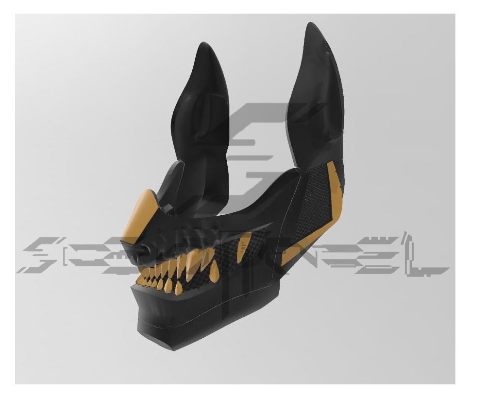 3D file Oni Batman mask・Design to download and 3D print・Cults