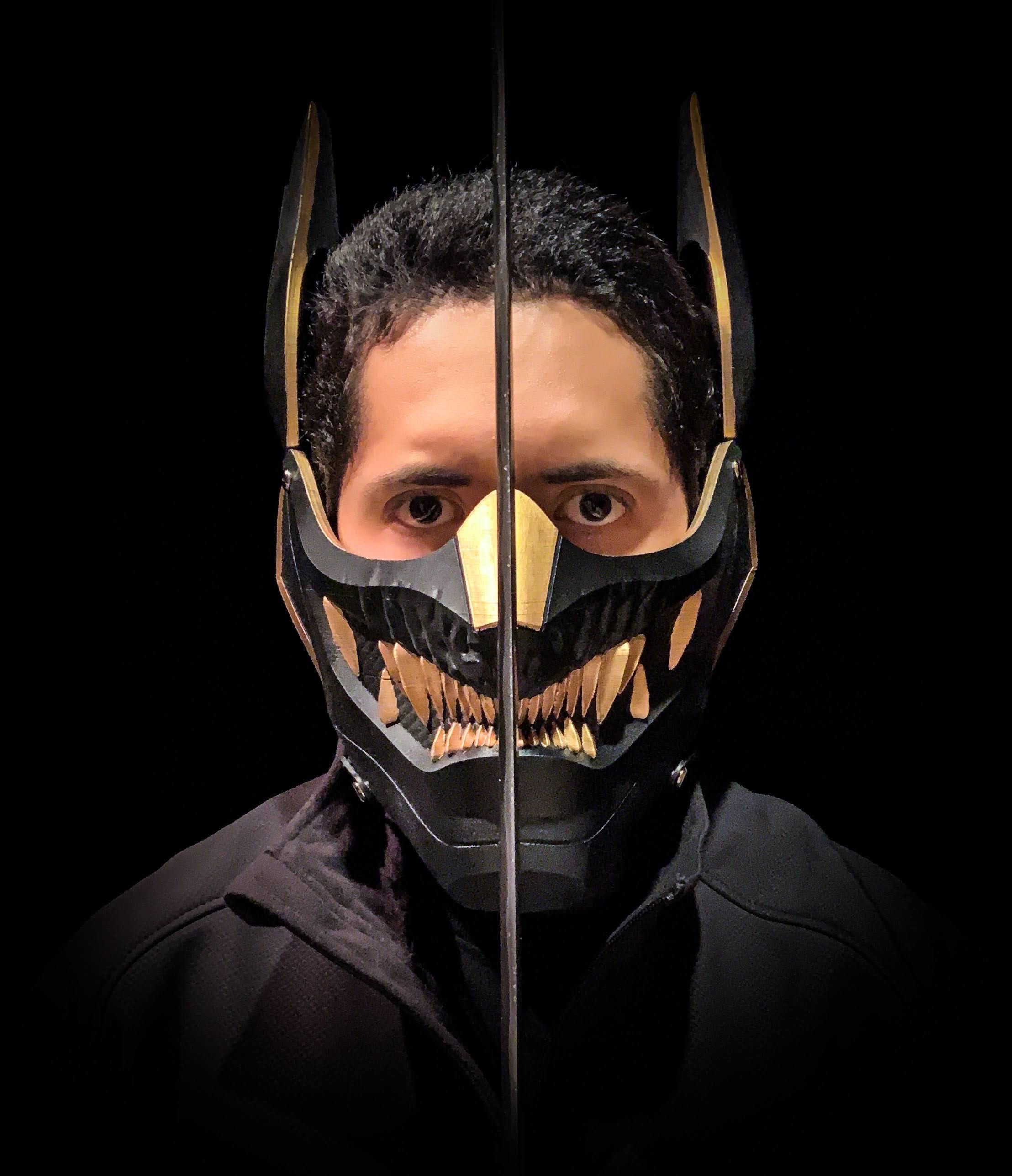 3D file Oni Batman mask・Design to download and 3D print・Cults