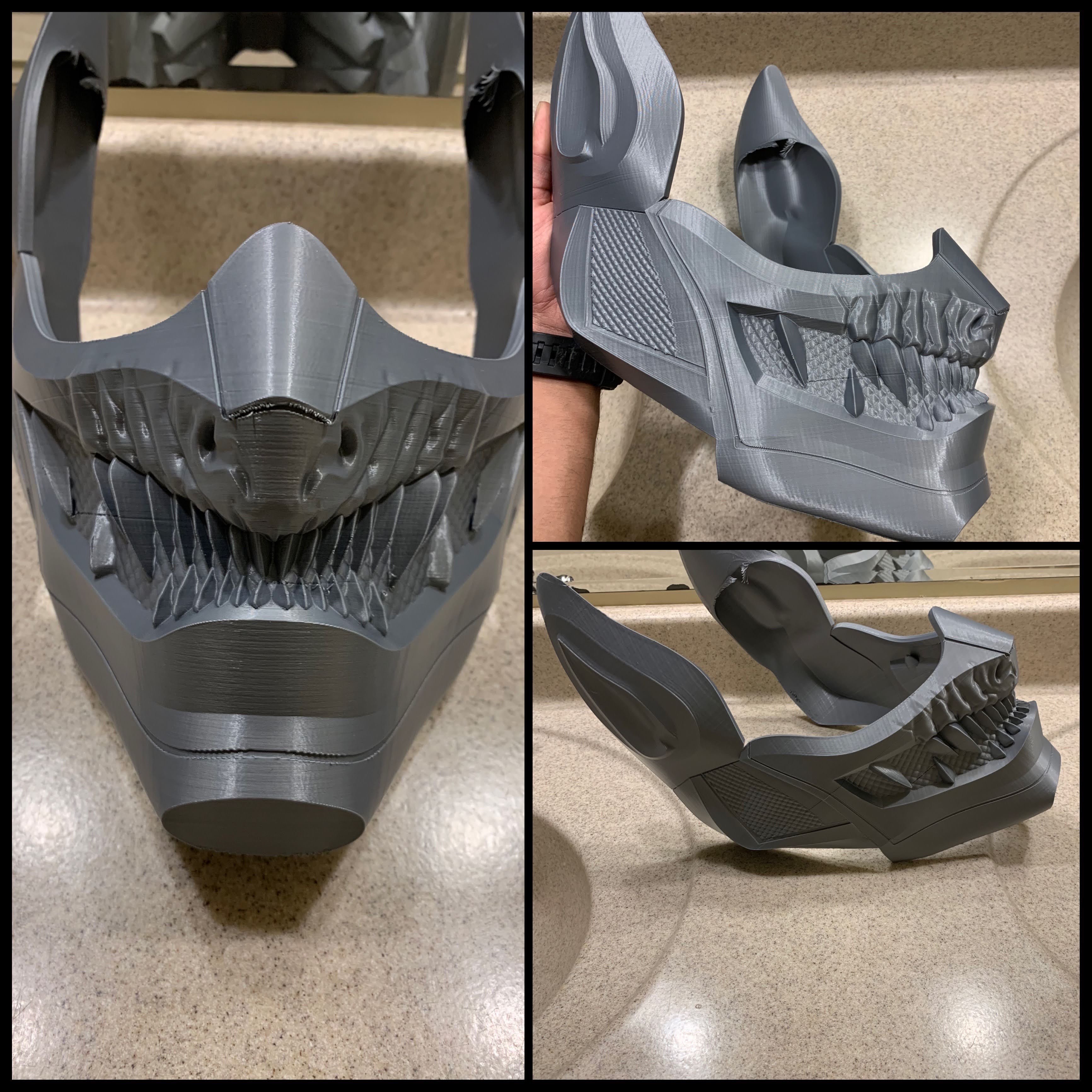 3D file Oni Batman mask・Design to download and 3D print・Cults