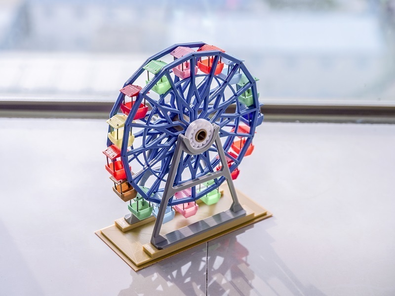 Free STL file Grande roue rotative colorée・3D printing design to ...
