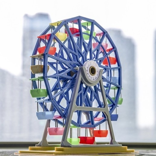 Download free 3D printing models Grande roue rotative colorée ・ Cults