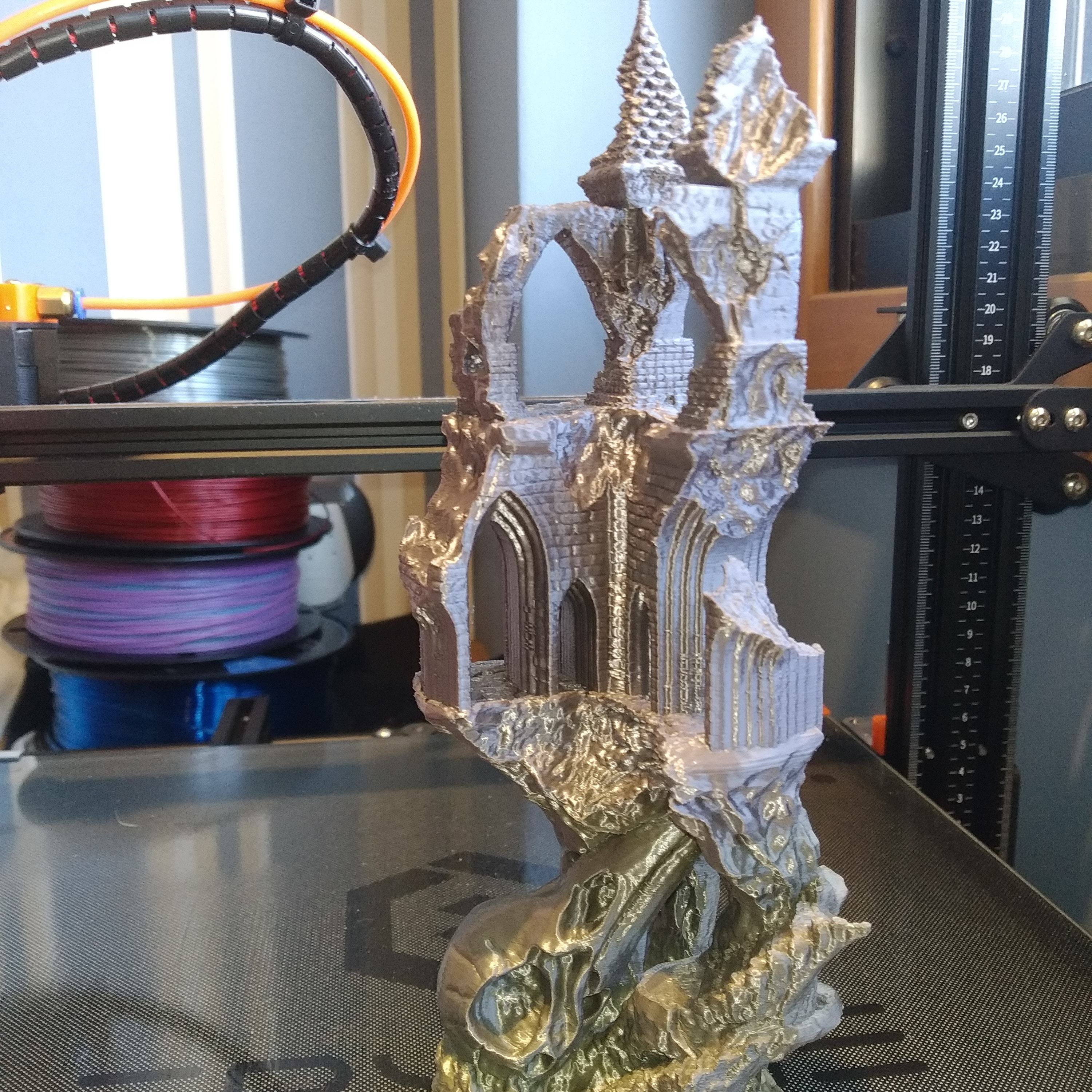 3D print Ancient Raven Castle • made with Eryone Thinker SE・Cults