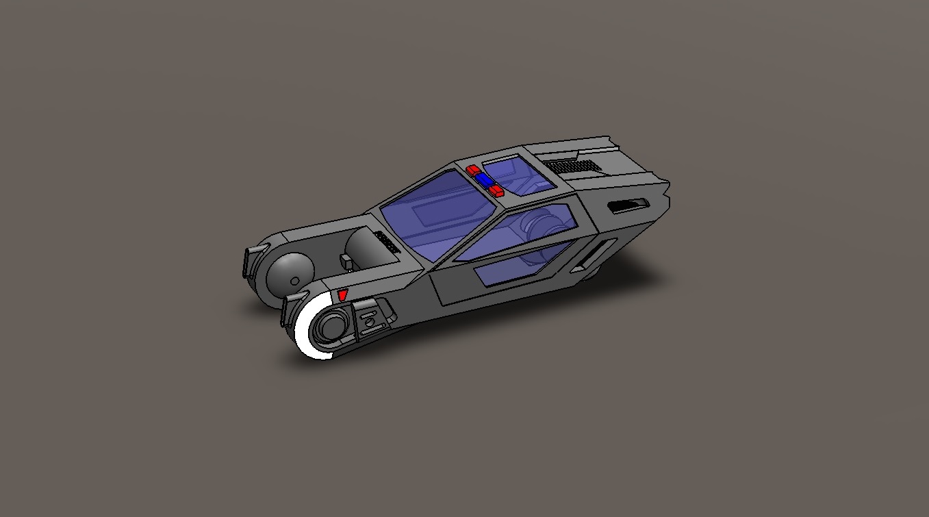 STL file Blade Runner 2049 car・3D printable design to download・Cults
