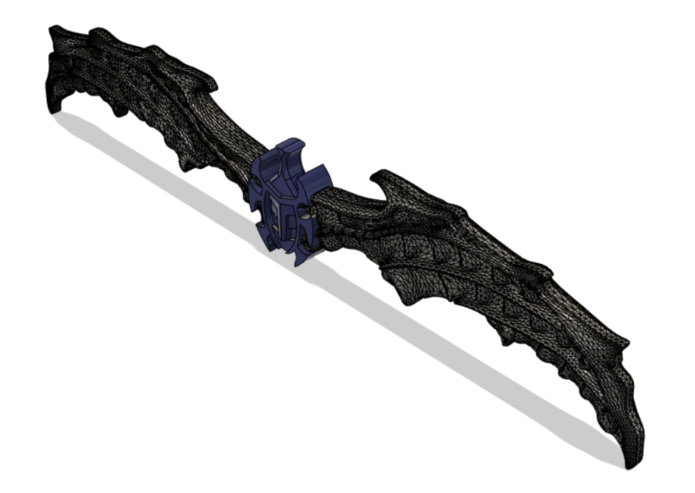 Файл 3D Batman Who Laughs Blue Beetle Batarang・Модель для загрузки и ...