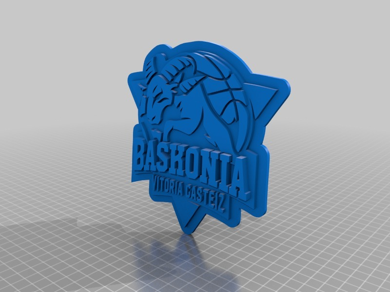 Archivo 3D gratis Logotipo Baskonia・Objeto para impresora 3D para ...