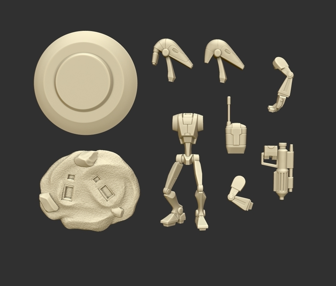 STL file Infinity Battle Droid・3D printer design to download・Cults